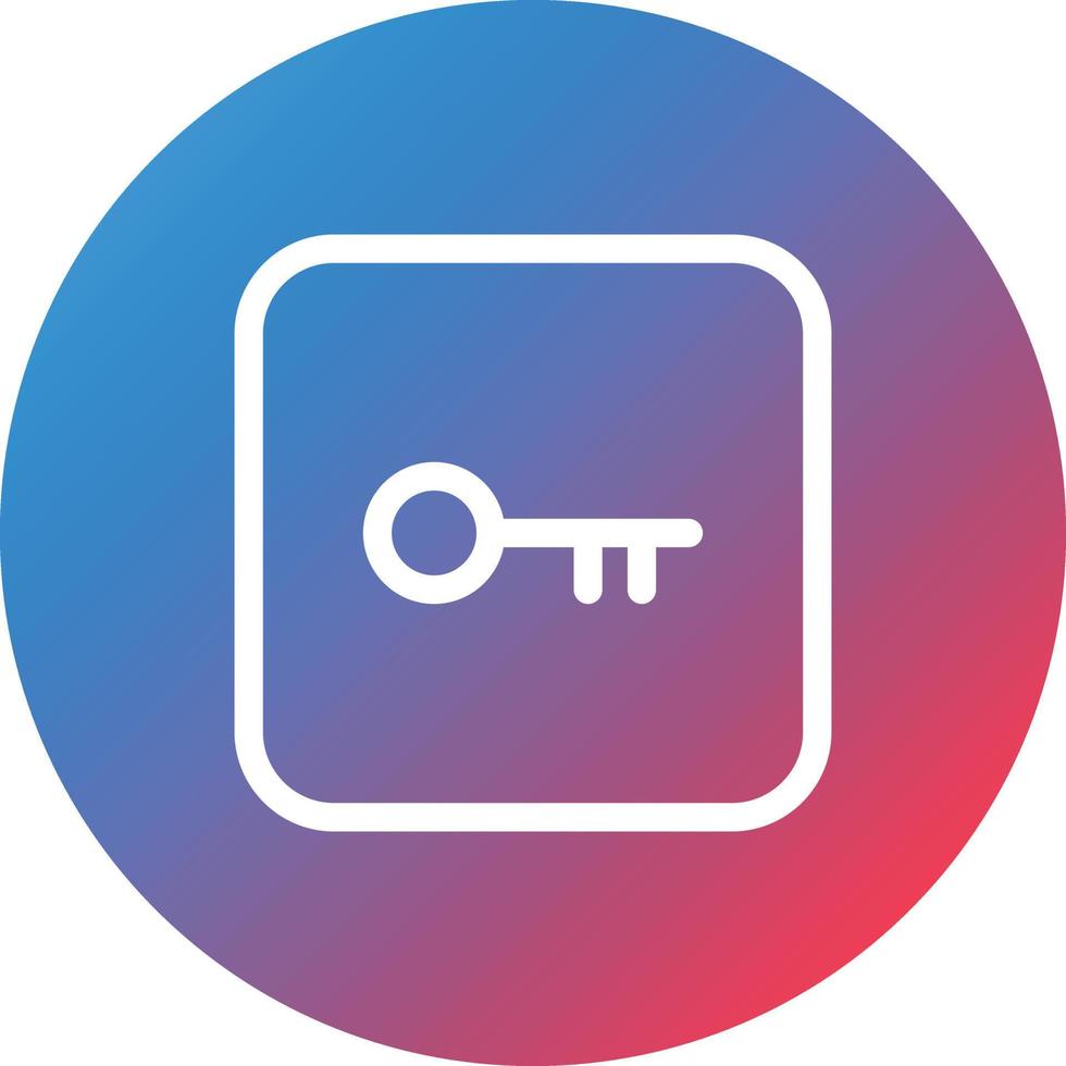 Password Key Line Gradient Circle Background Icon 16860168 Vector Art