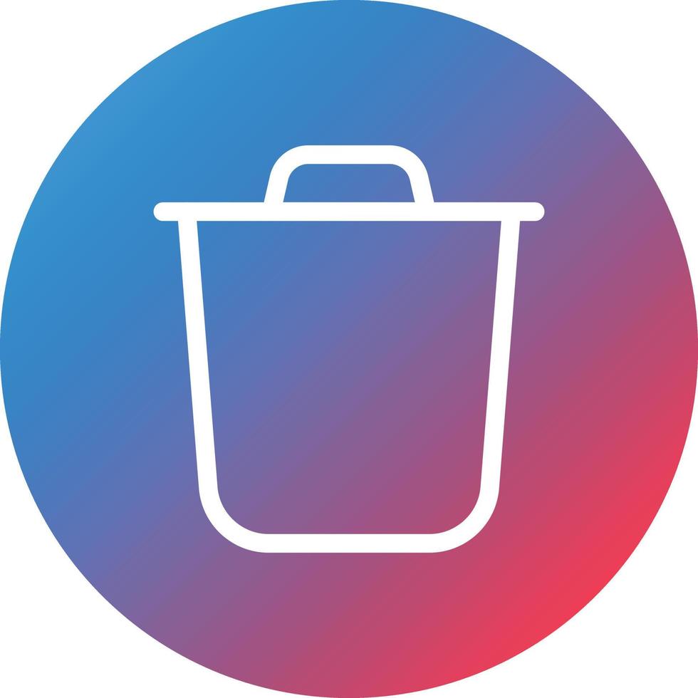 Delete Line Gradient Circle Background Icon 16860267 Vector Art At Vecteezy