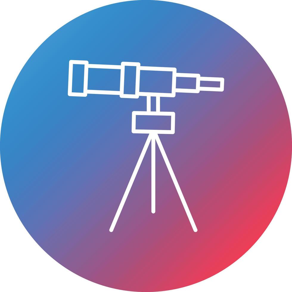 Telescope Line Gradient Circle Background Icon 16861095 Vector Art at ... Telescope Line Gradient Circle Background Icon 16861095 Vector Art at ...