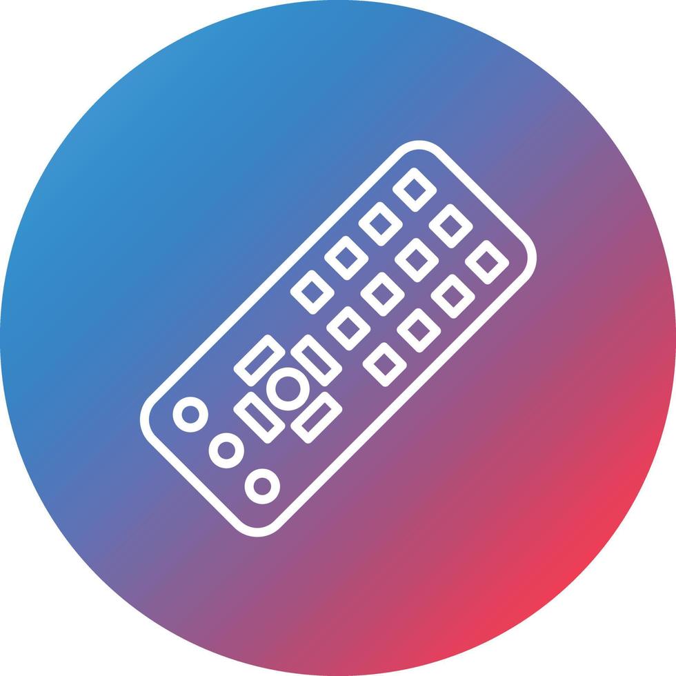 Remote Line Gradient Circle Background Icon 16862497 Vector Art At Vecteezy