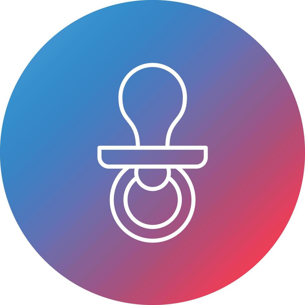 Pacifier Line Gradient Circle Background Icon 16863151 Vector Art at ... Pacifier Line Gradient Circle Background Icon 16863151 Vector Art at ...
