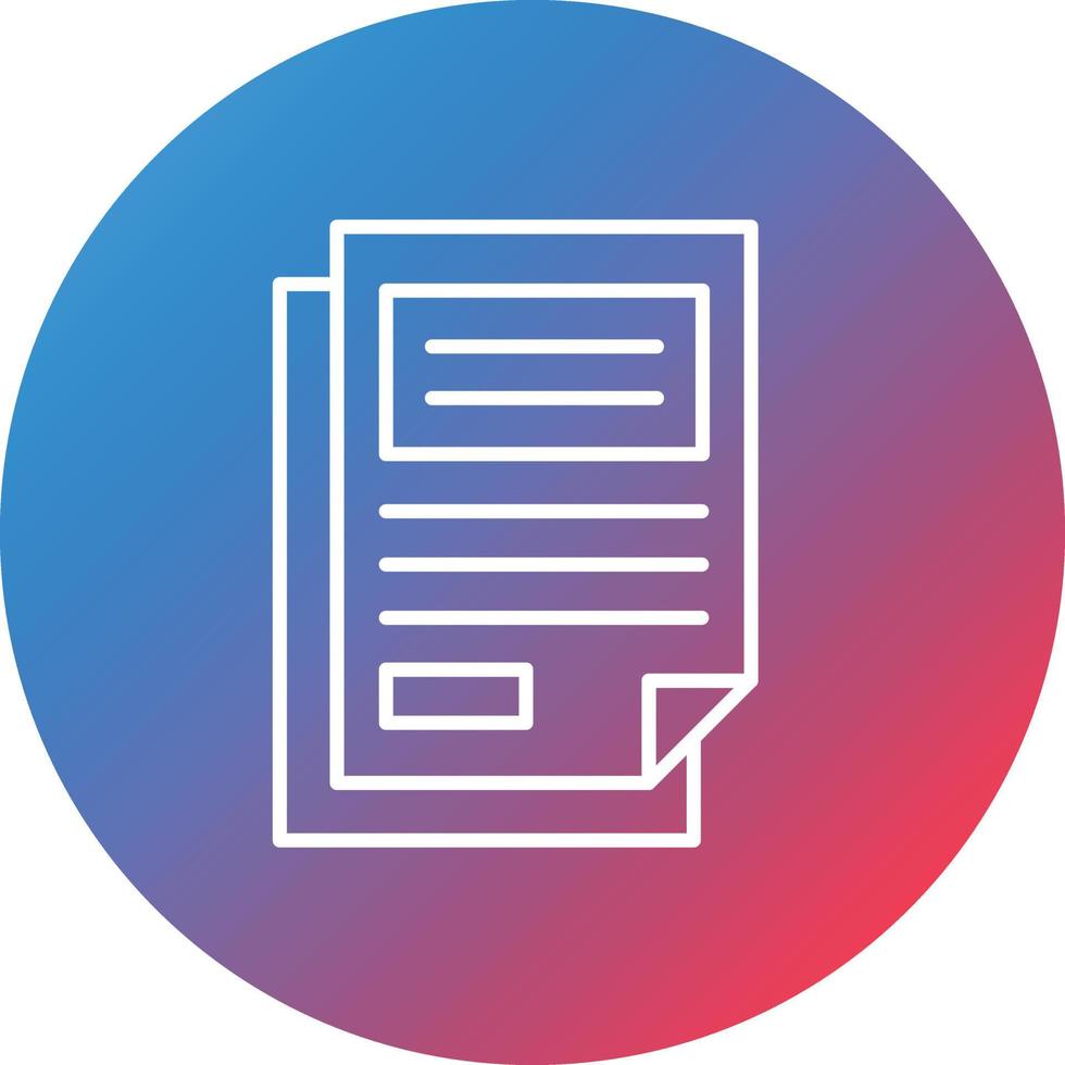 Files Line Gradient Circle Background Icon 16863252 Vector Art at Vecteezy