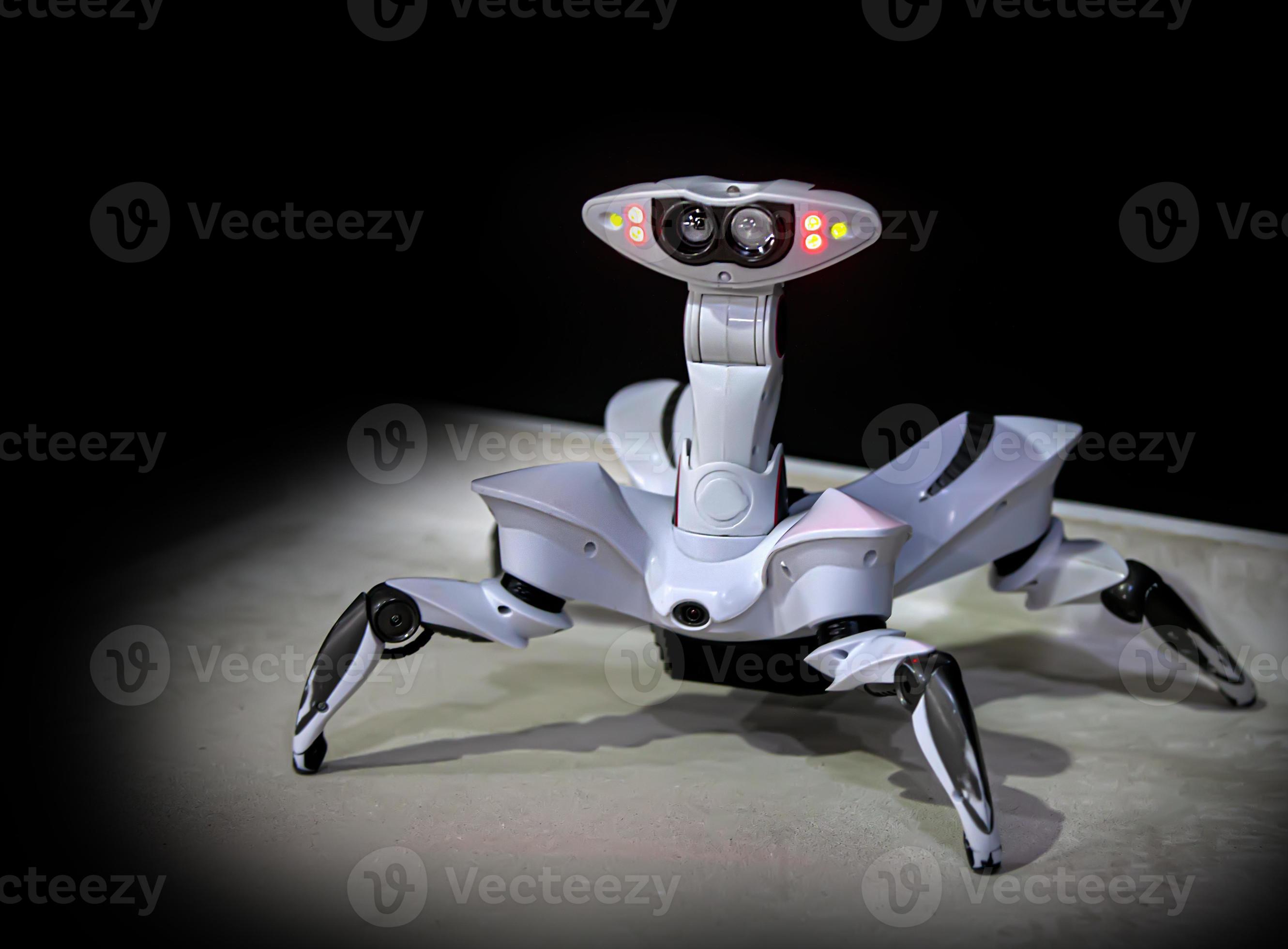 Radio-controlled model robot-spider at the exhibition 16863445 Stock ...