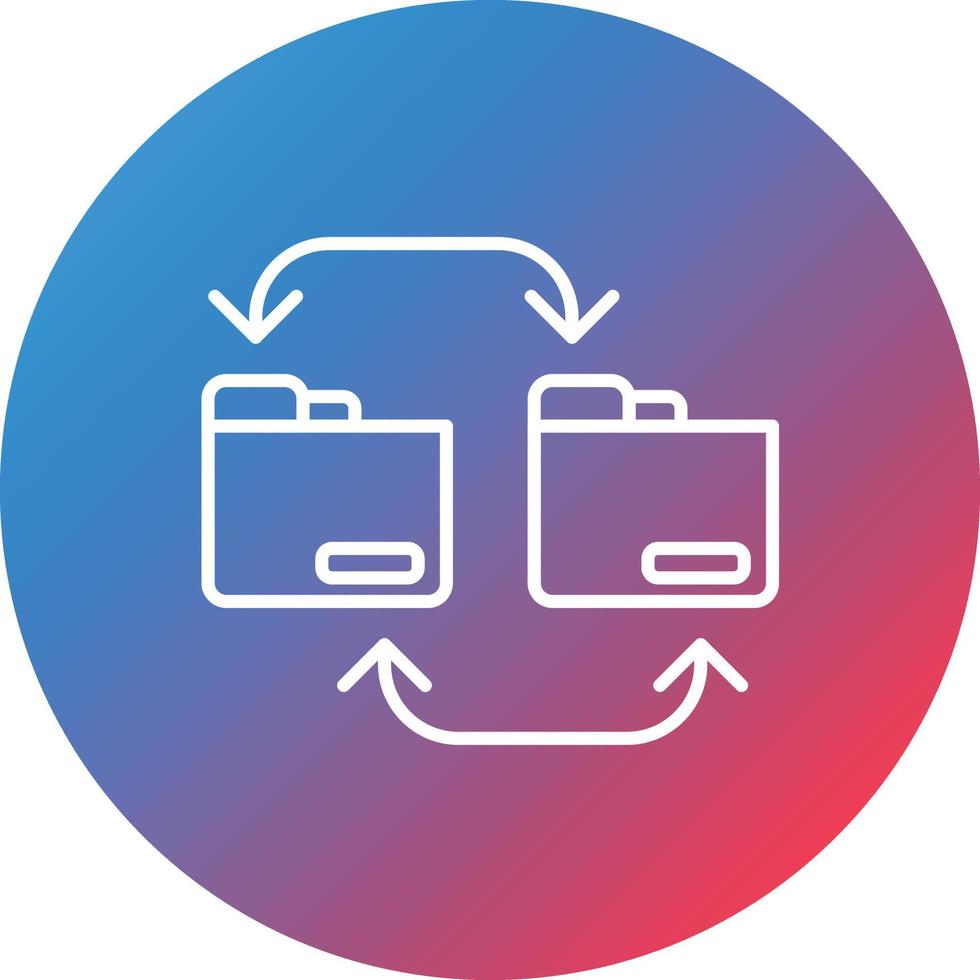 Share Files Line Gradient Circle Background Icon 16865522 Vector Art at Vecteezy