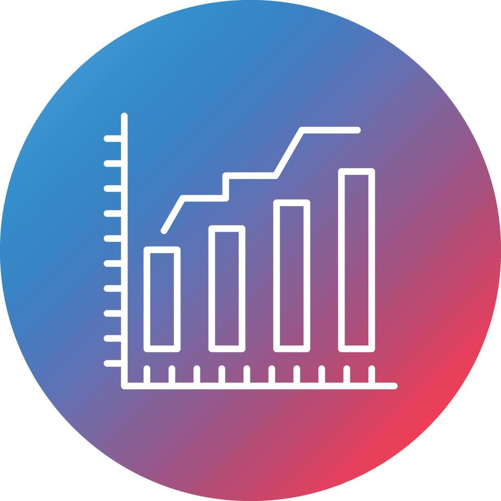 Graph Line Gradient Circle Background Icon 16865565 Vector Art at Vecteezy