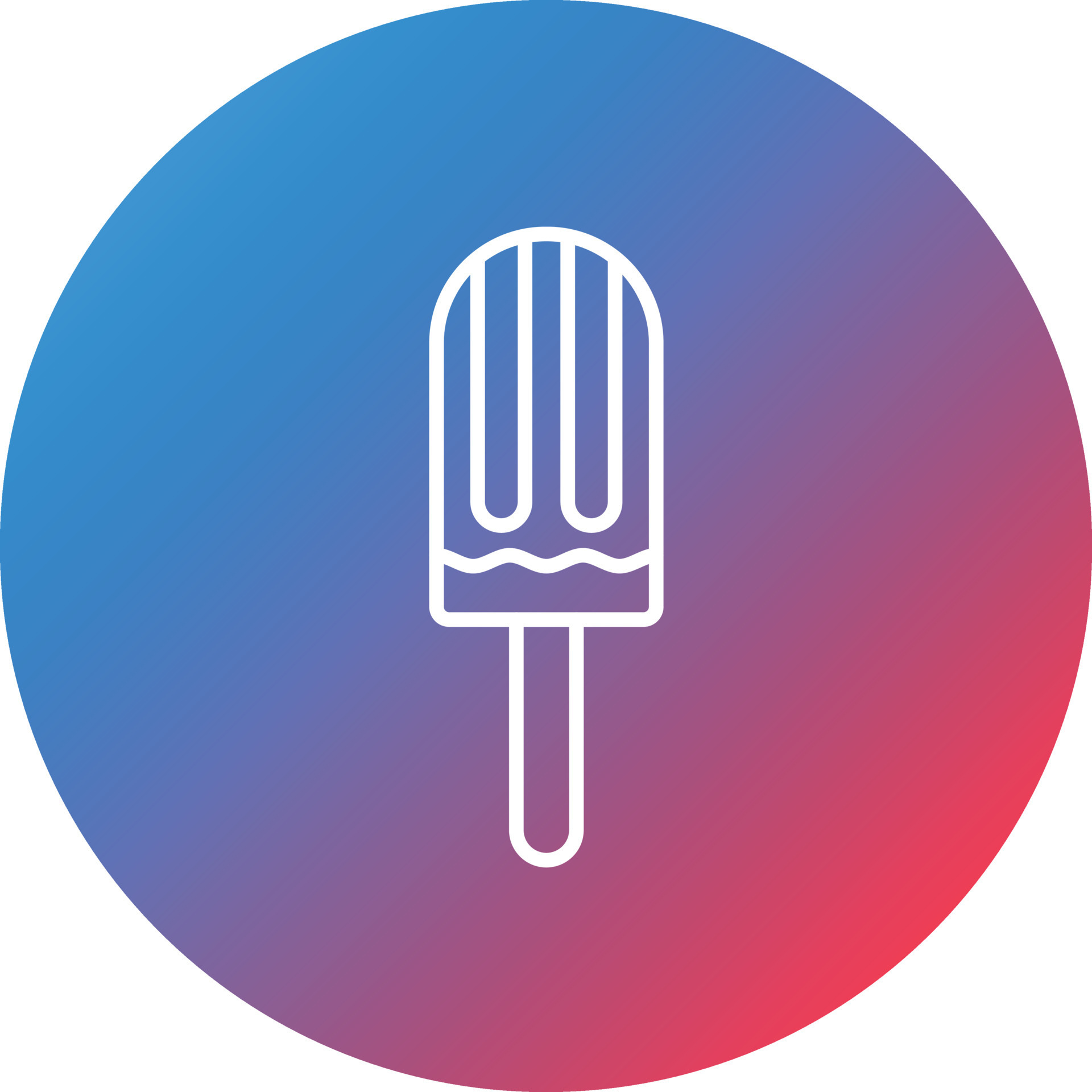 Popsicle Line Gradient Circle Background Icon 16866353 Vector Art at ... Popsicle Line Gradient Circle Background Icon 16866353 Vector Art at ...