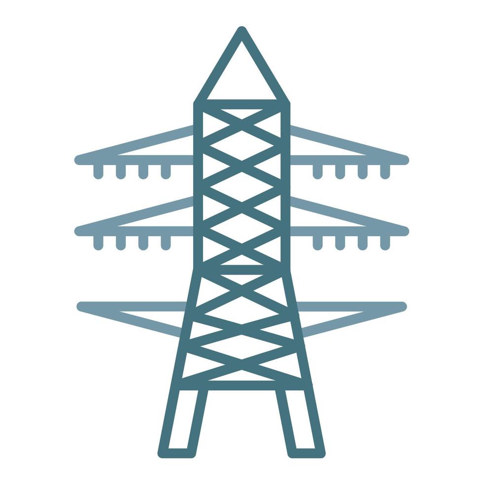 Transmission Line Two Color Icon 16867462 Vector Art at Vecteezy