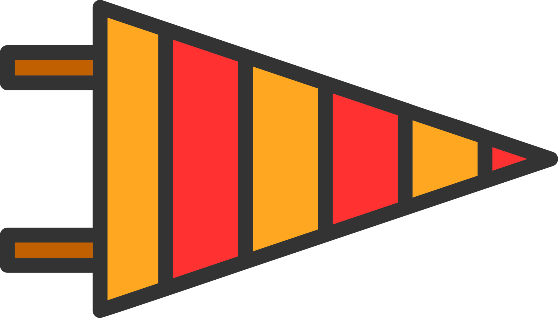 Pennant Vector Icon Design 16872593 Vector Art at Vecteezy