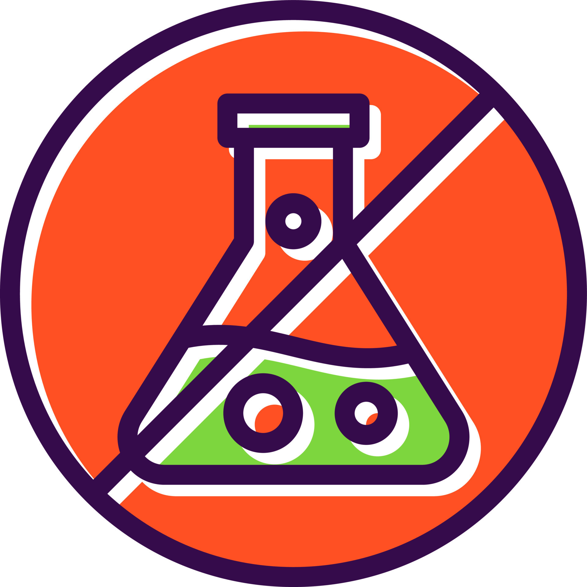 No Additives Vector Icon Design 16874655 Vector Art At Vecteezy