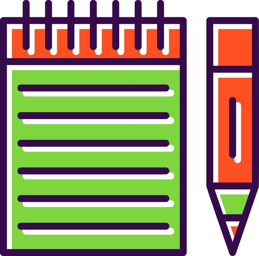 Notes Vector Icon Design 16874692 Vector Art at Vecteezy