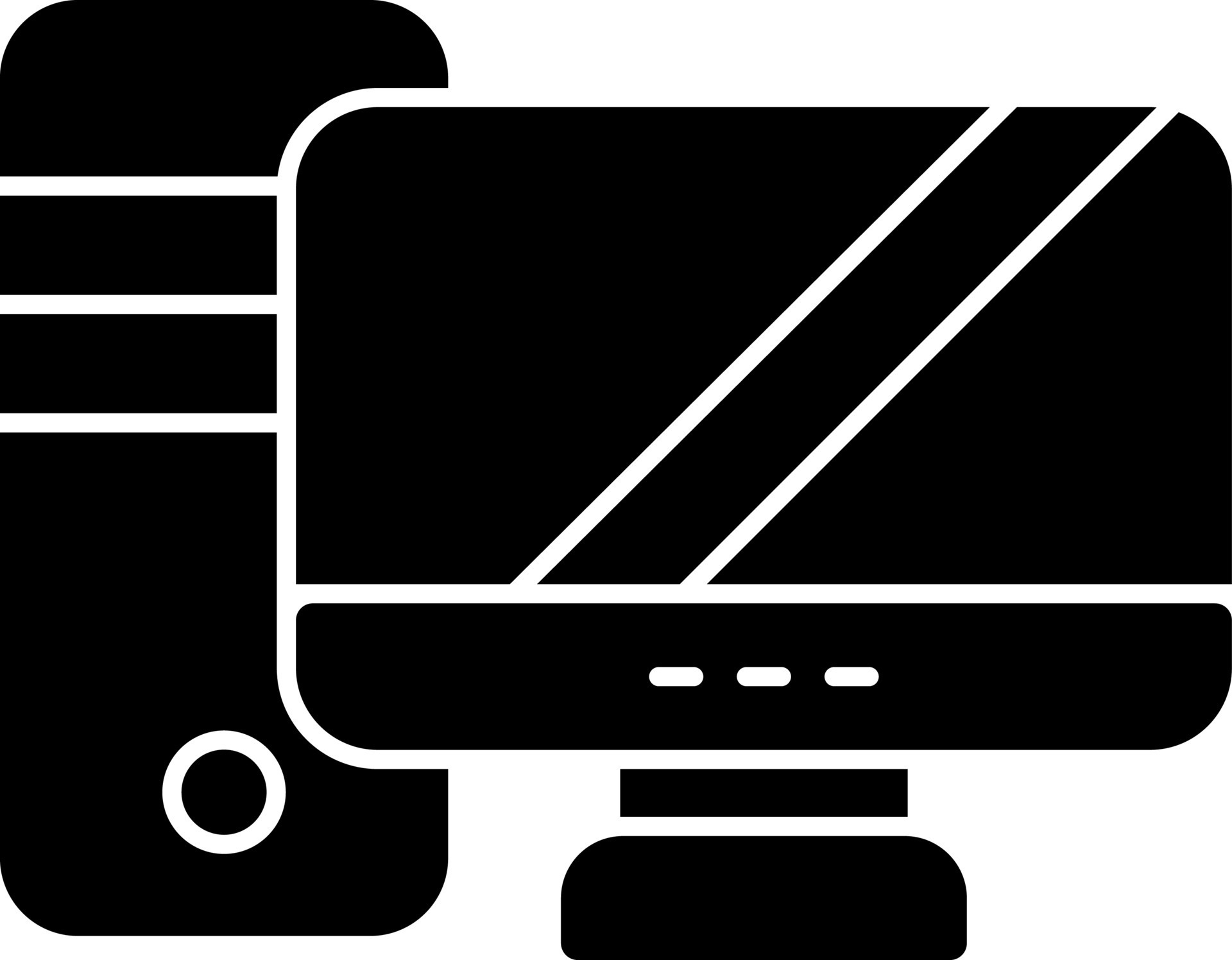 Computer Vector Icon Design 16874758 Vector Art at Vecteezy