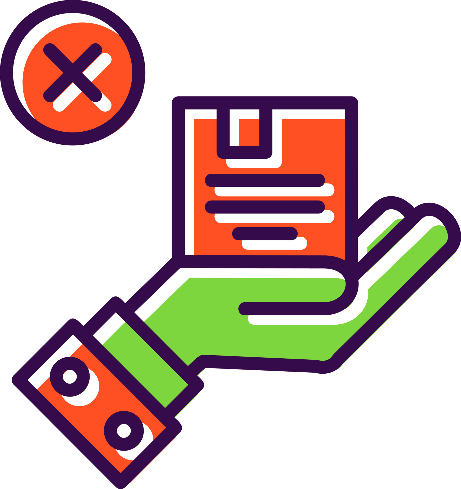 Reject Vector Icon Design 16875581 Vector Art At Vecteezy