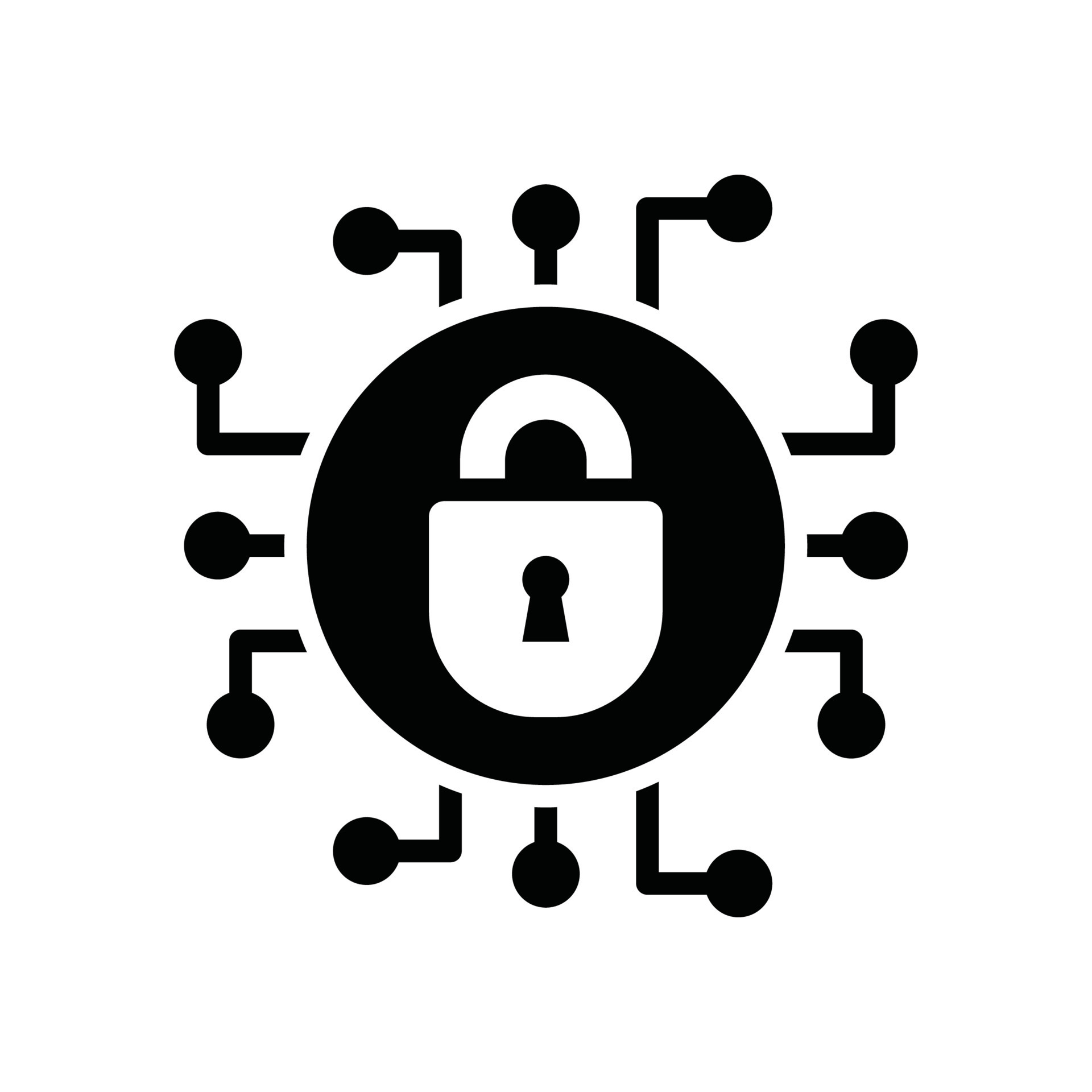 Cyber Security Vector Glyph icon Cloud Computing symbol EPS 10 file ...