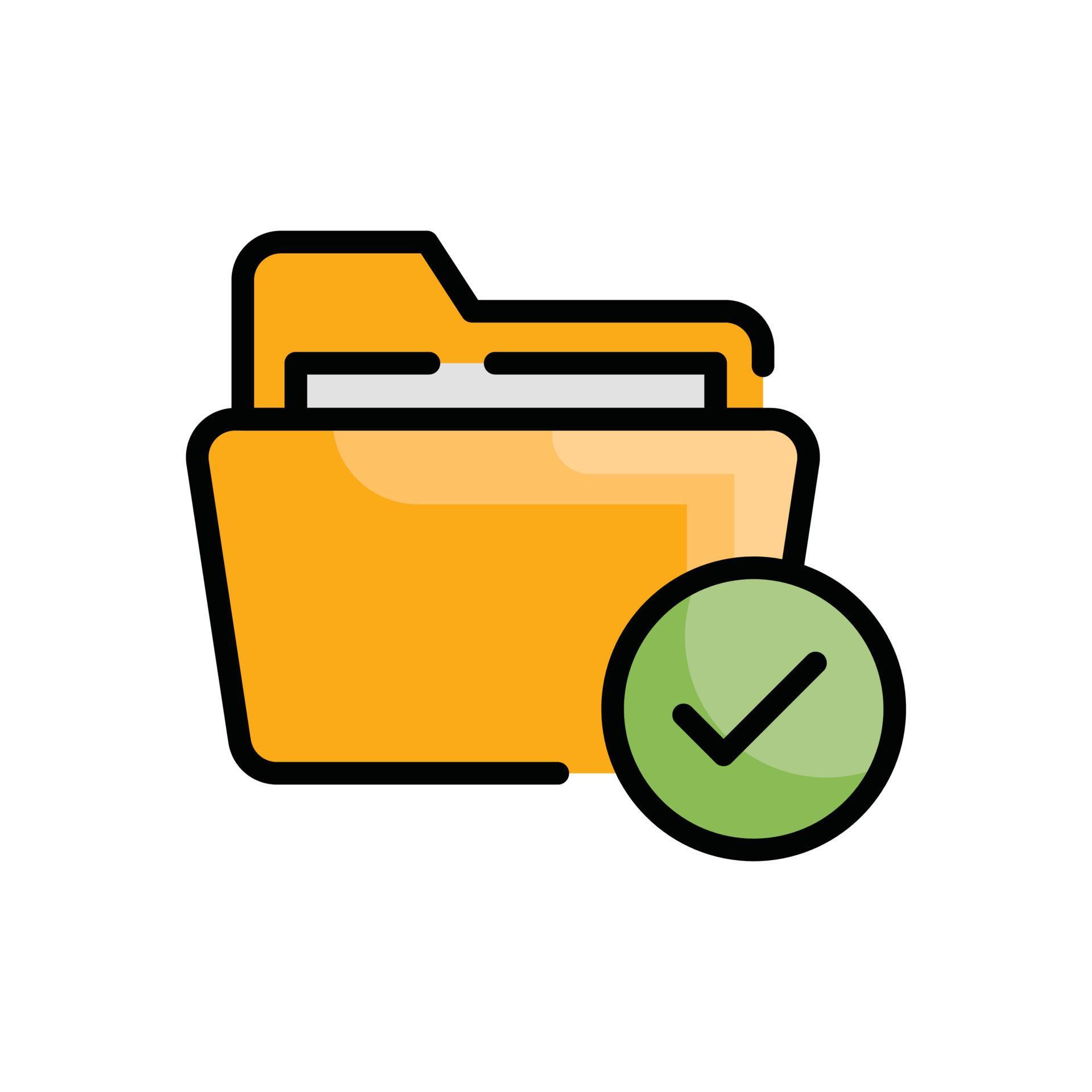 File Access Vector Outline Filled Icon Cloud Computing Symbol Eps 10