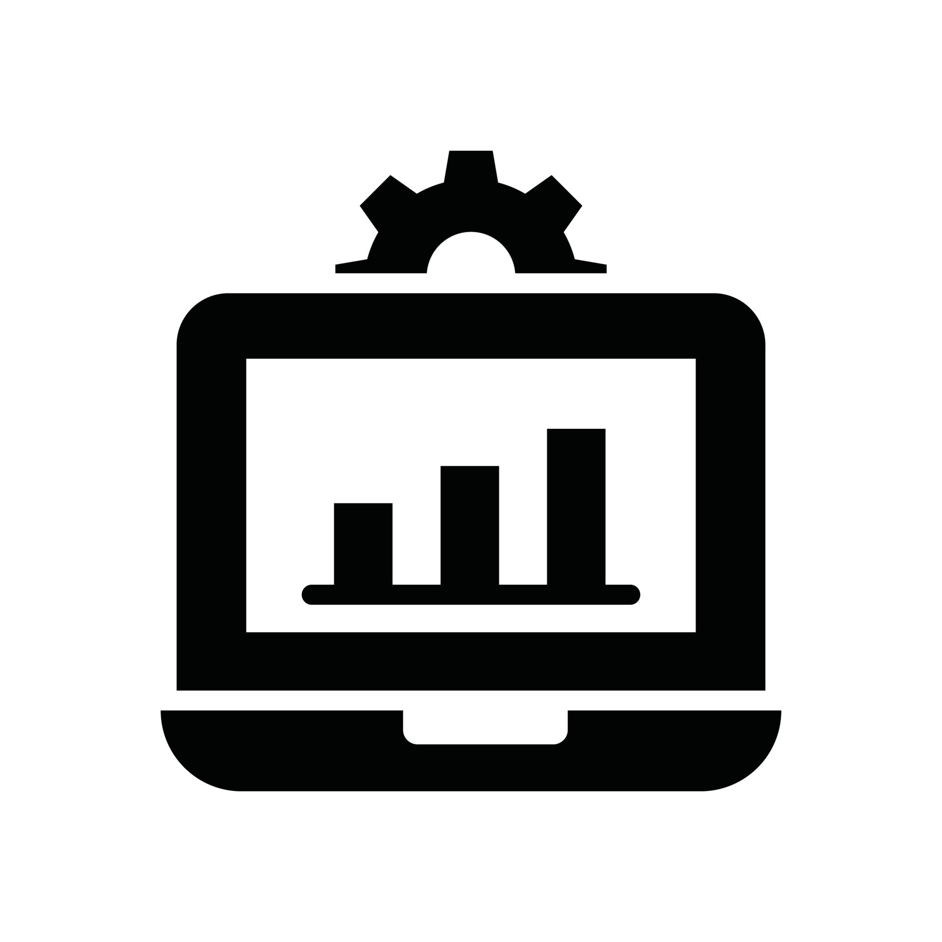 Data Processing Vector Glyph Icon Cloud Computing Symbol Eps 10 File