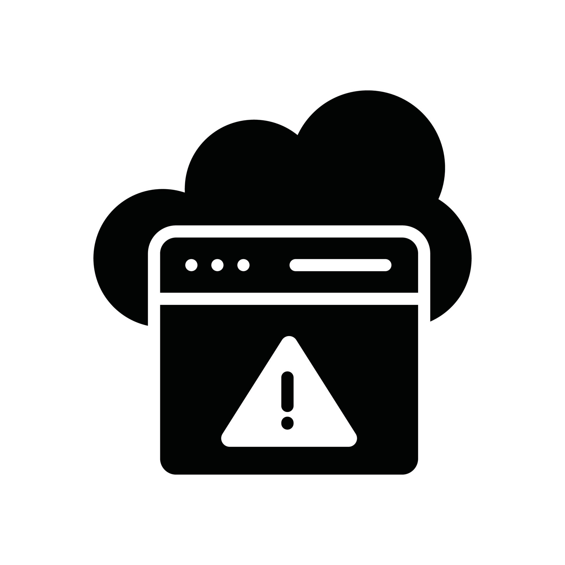 Server Error Vector Glyph Icon Cloud Computing Symbol Eps 10 File 16877930 Vector Art At Vecteezy