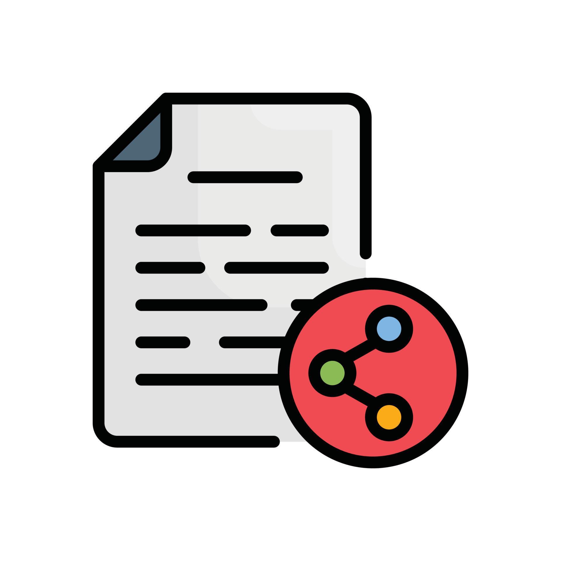 Data Sharing Vector Outline Filled Icon Cloud Computing Symbol Eps 10