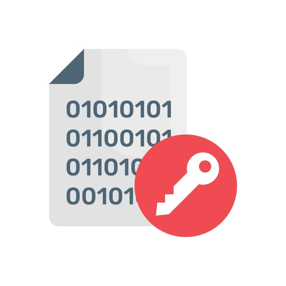 Data Encryption Vector Flat icon Cloud Computing symbol EPS 10 file ...