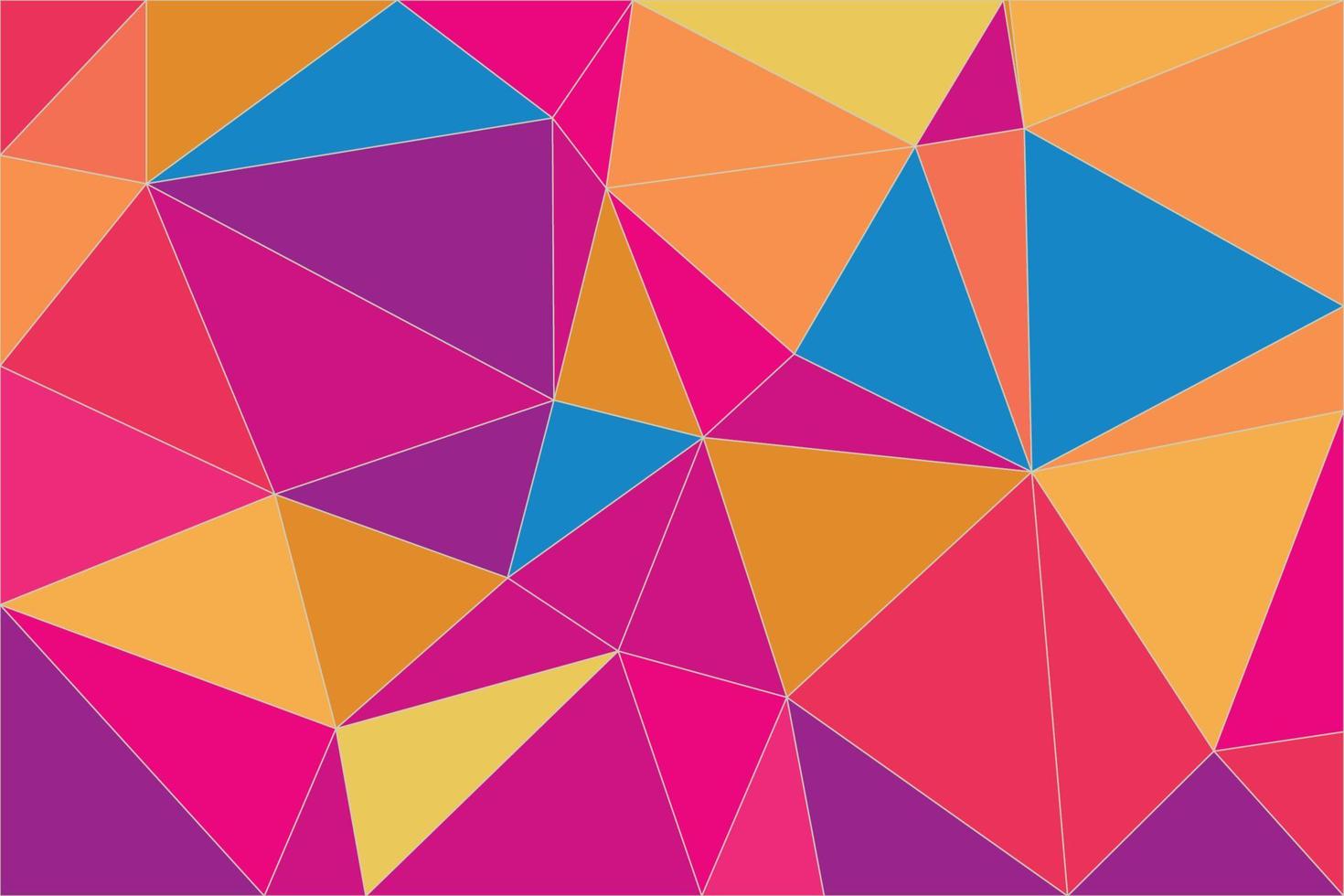 Polygonal Mosaic Background Creative Abstract Geometric Design