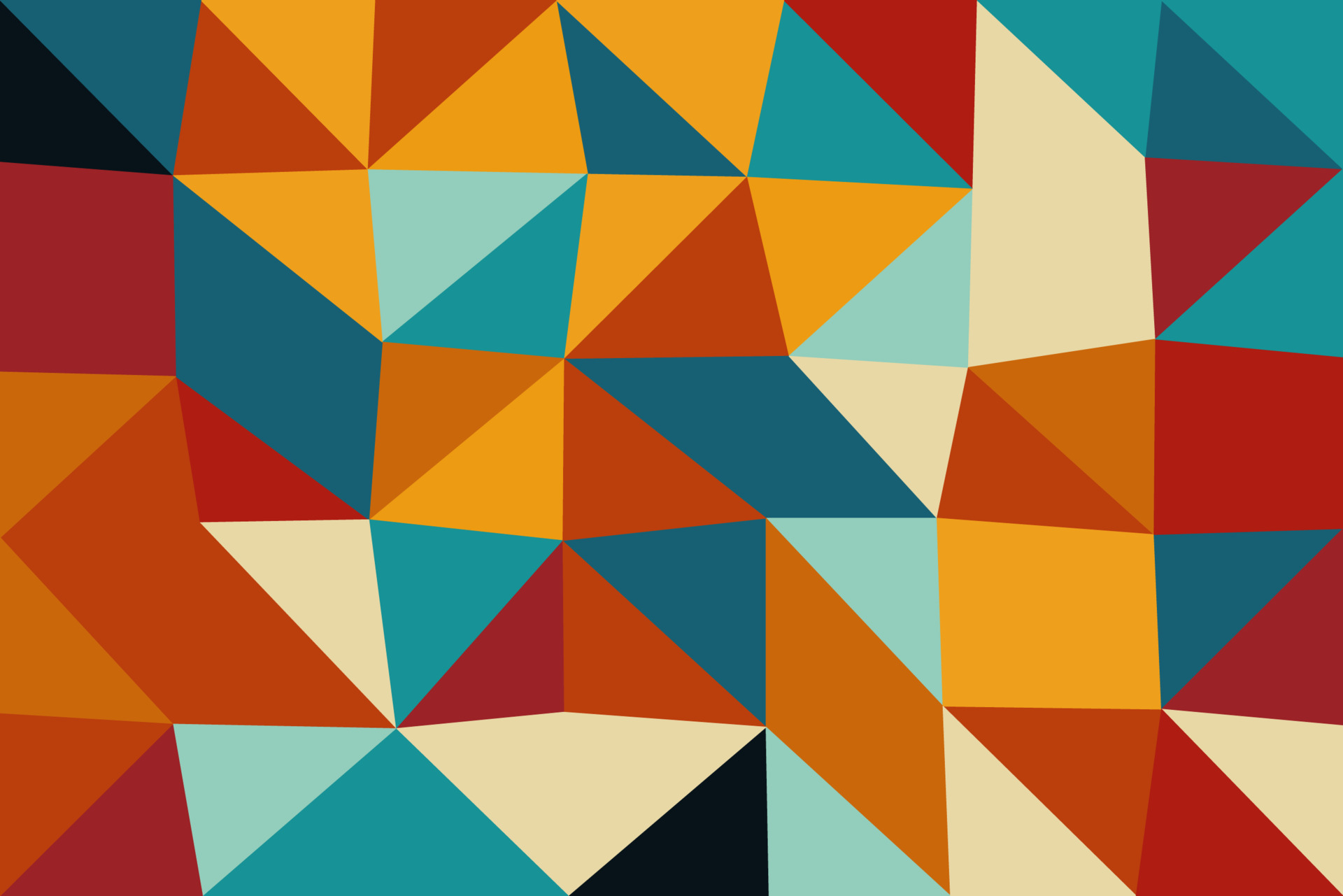 Polygonal Mosaic Background Creative Abstract Geometric Design