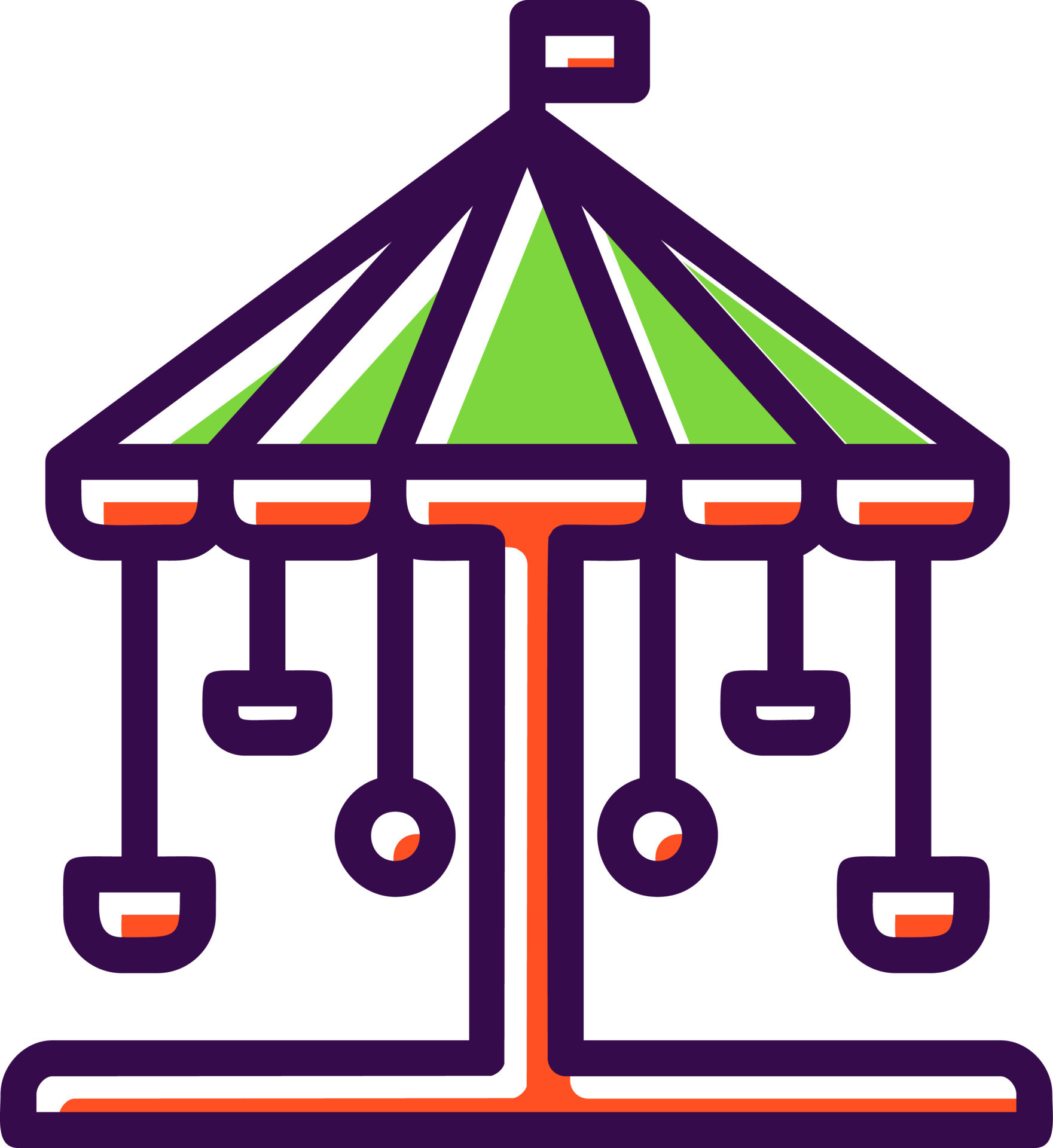 Carousel Vector Icon Design 16880460 Vector Art at Vecteezy