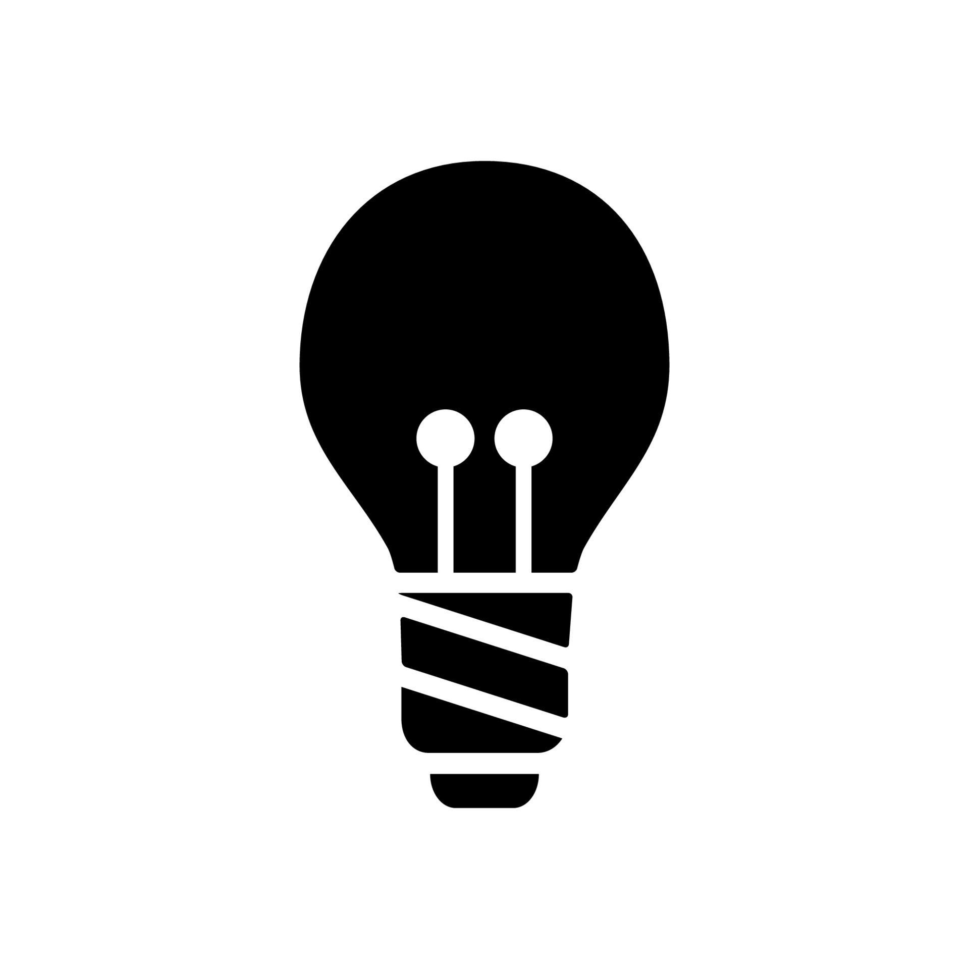 bulb icon design vector 16880891 Vector Art at Vecteezy