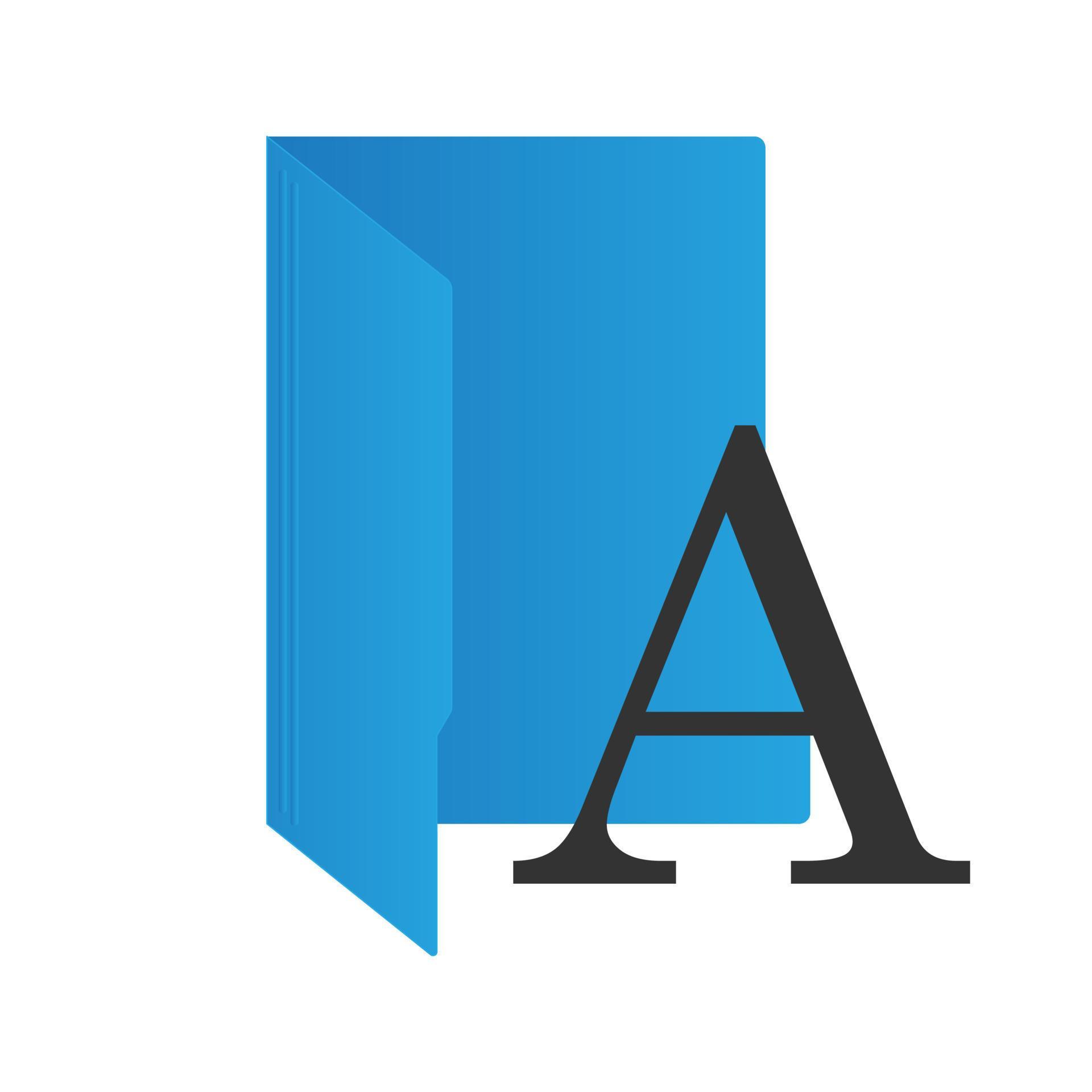 File computer folder icon isolated on white background 16887687 Vector ...