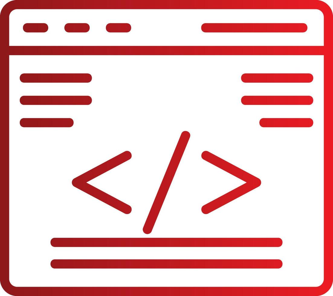icono de vector de programación web 16889095 Vector en Vecteezy