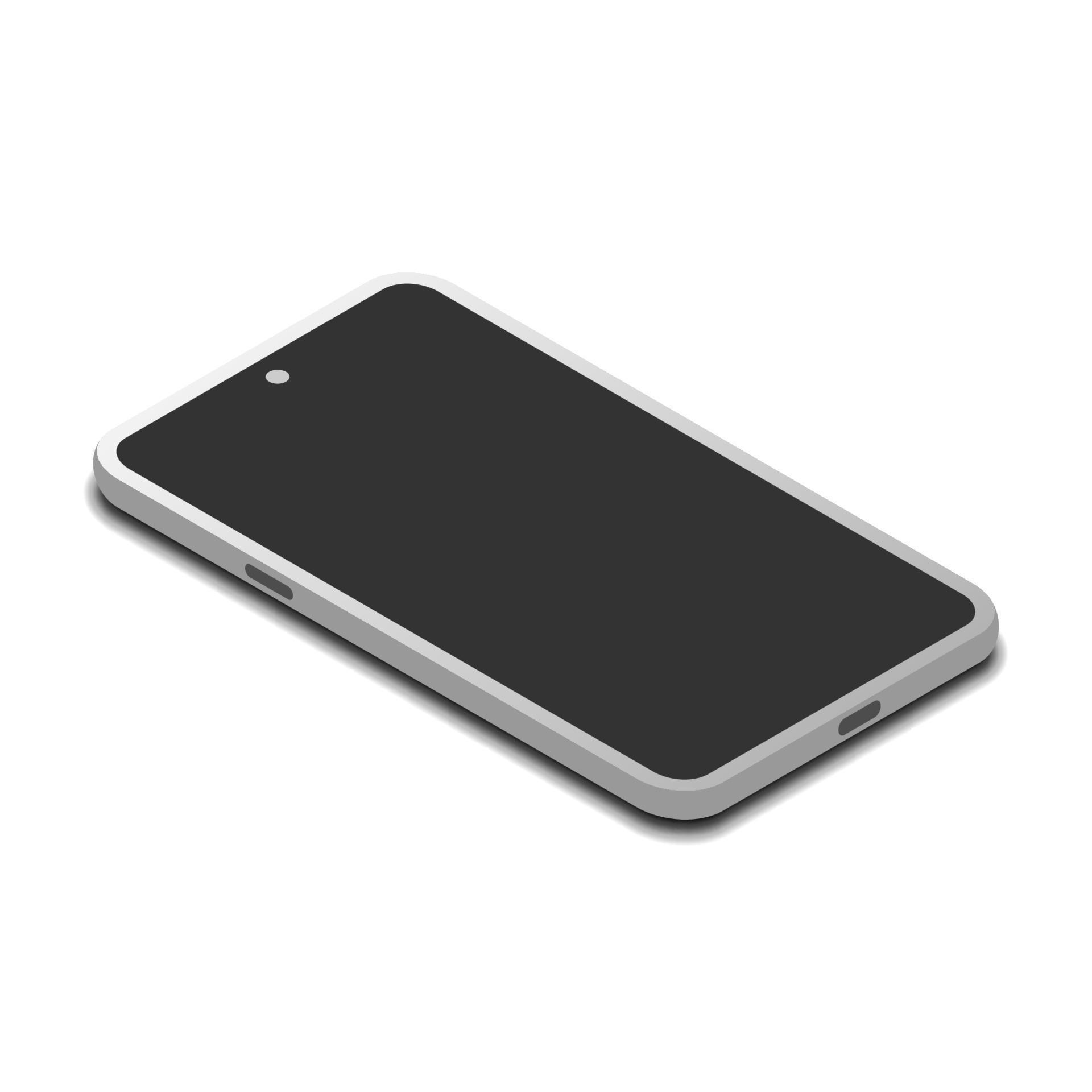 smartphone vector illustration isolated on white background with ...