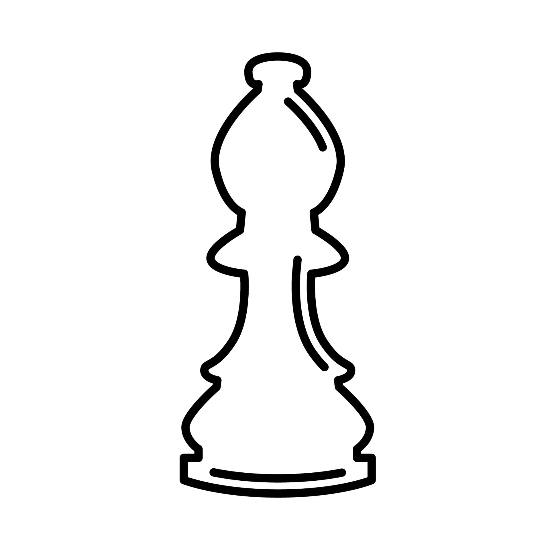 Chess piece icon vector sign and symbol 16893501 Vector Art at Vecteezy