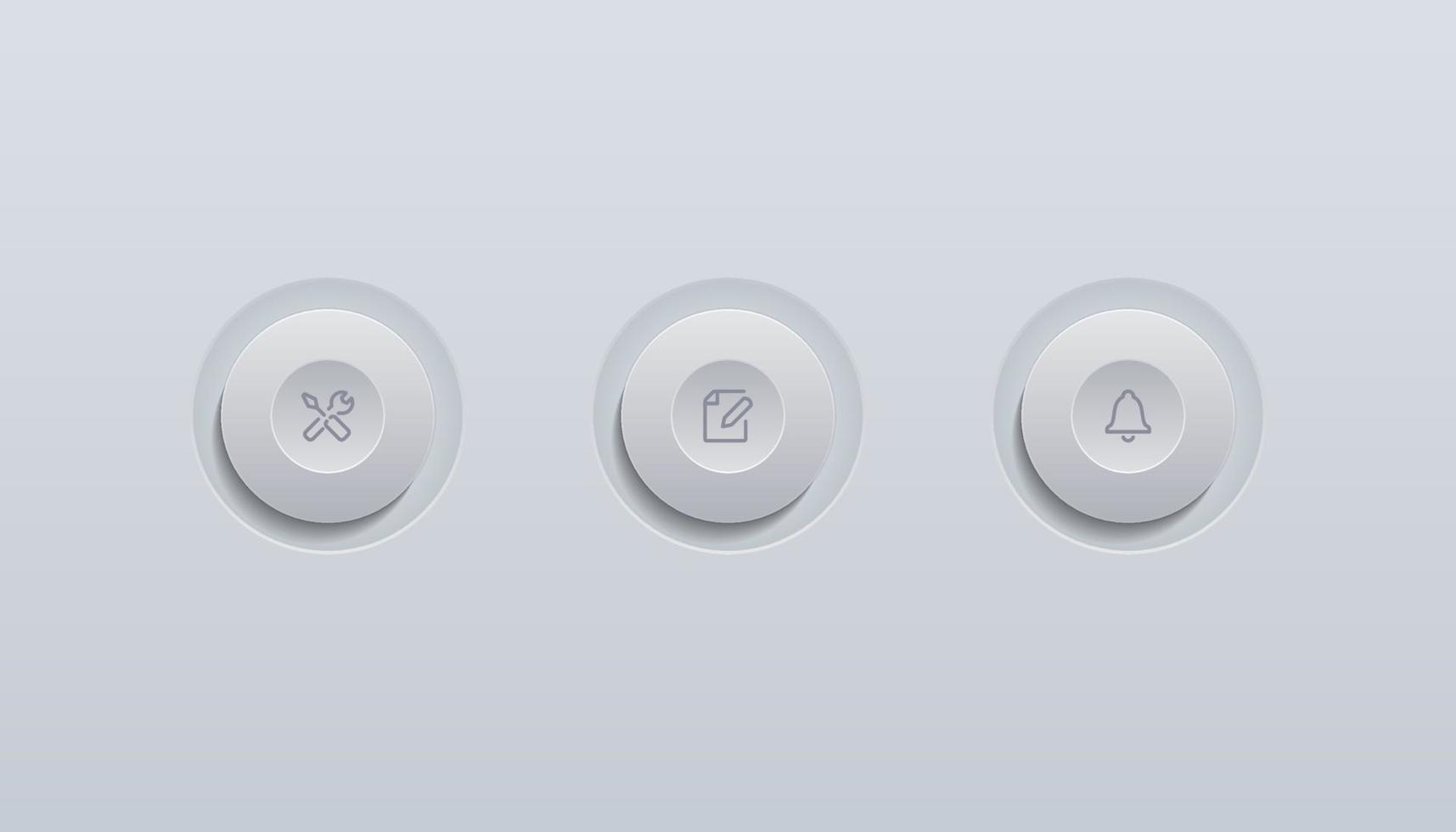 UI buttons vector design with minimal icon 16895800 Vector Art at Vecteezy UI buttons vector design with minimal icon 16895800 Vector Art at Vecteezy