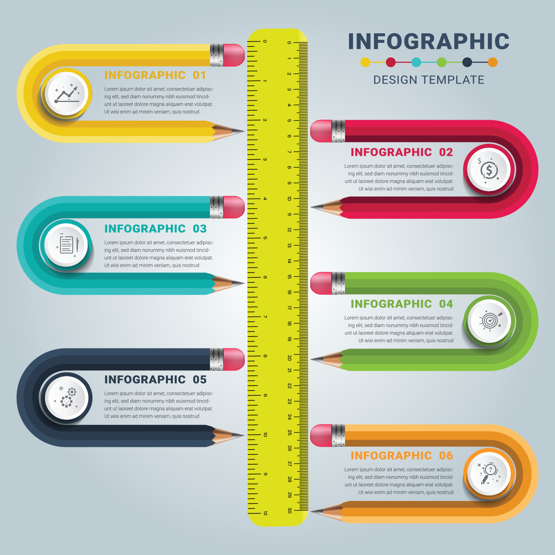 diseño de plantillas de infografías educativas creativas con escala y ... diseño de plantillas de infografías educativas creativas con escala y ...