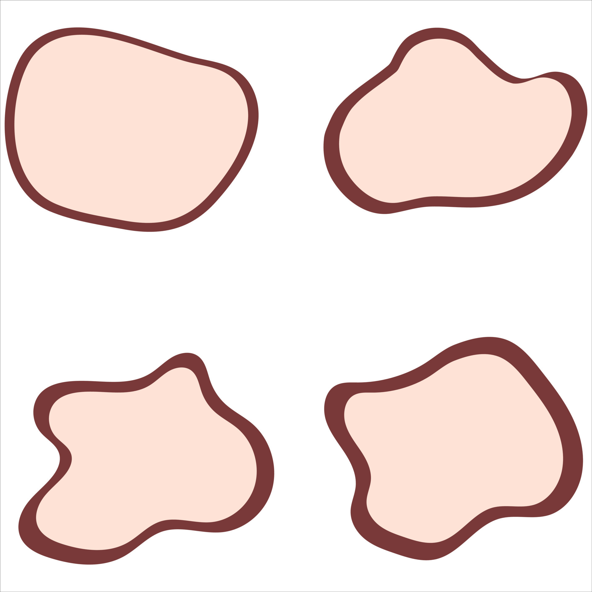 Collection of Irregular shapes 16900819 Vector Art at Vecteezy