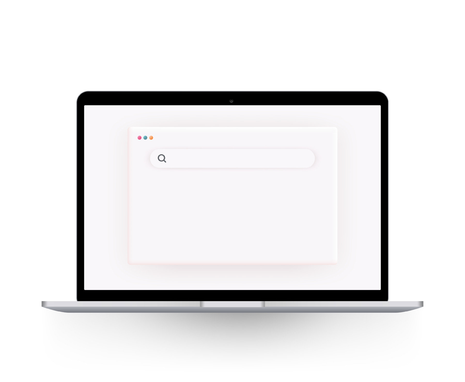 Browser template in light theme for website, laptop and computer. Browser window concept for ...