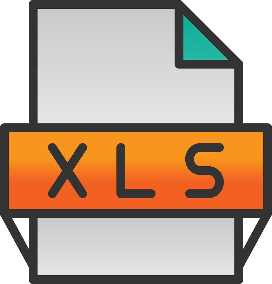 Xls File Format Icon 16902817 Vector Art At Vecteezy