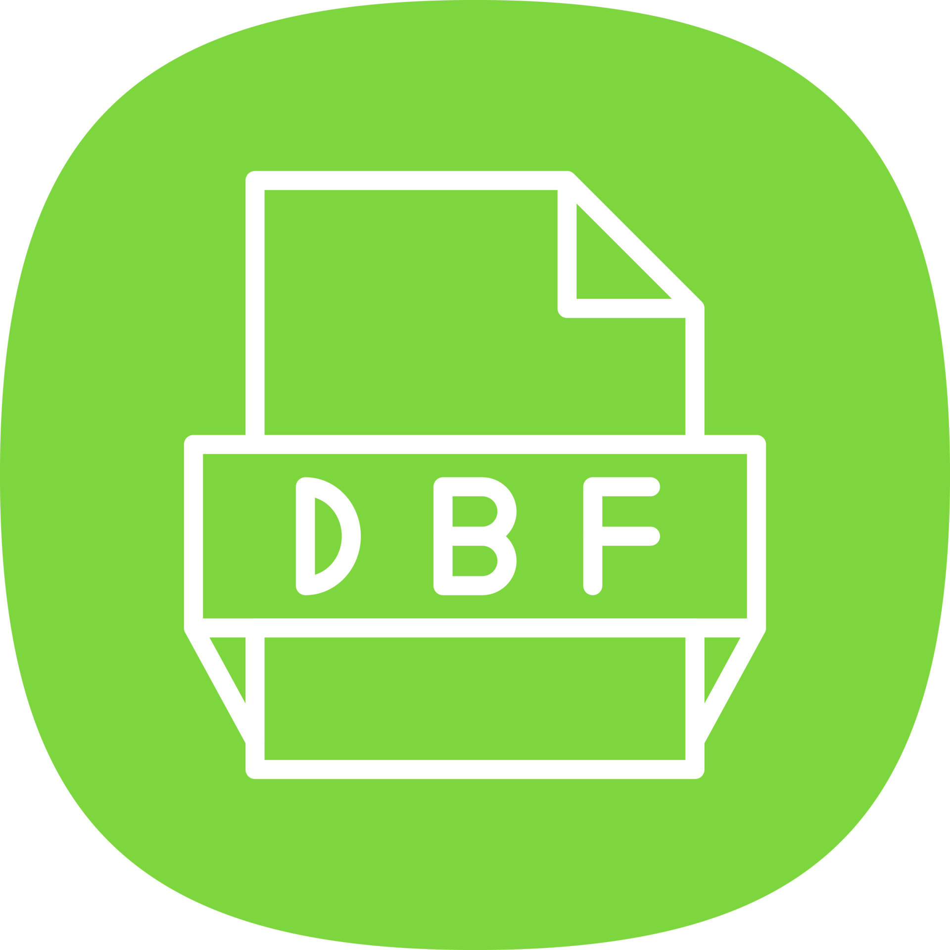 Dbf File Format Icon 16902952 Vector Art At Vecteezy