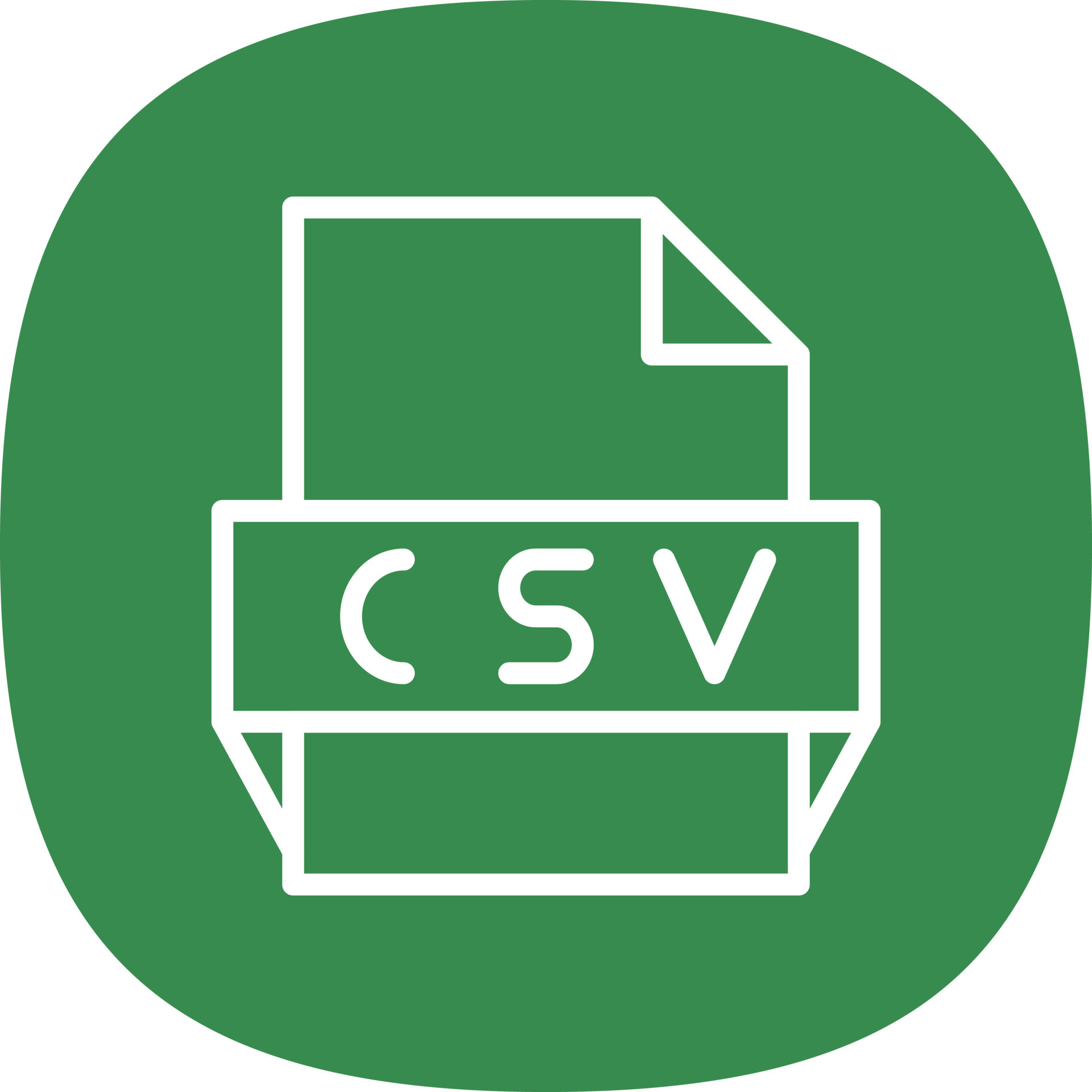Csv File Format Icon 16902953 Vector Art at Vecteezy