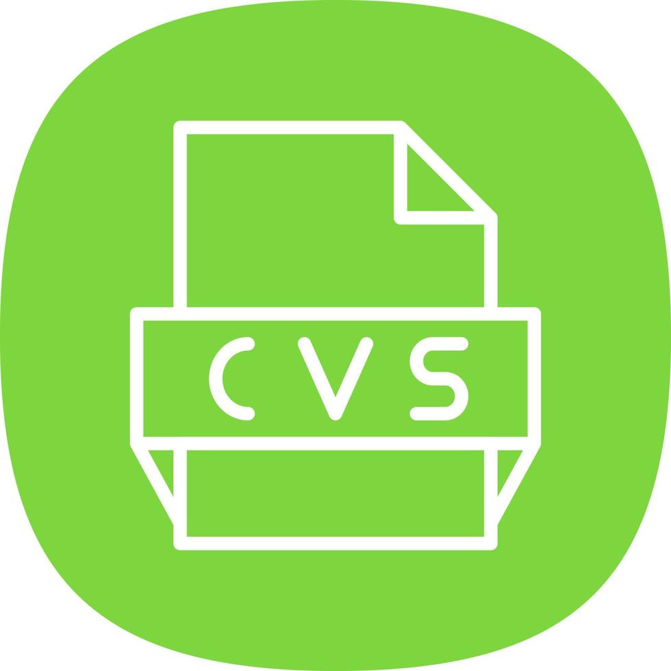 Cvs File Format Icon 16902966 Vector Art At Vecteezy