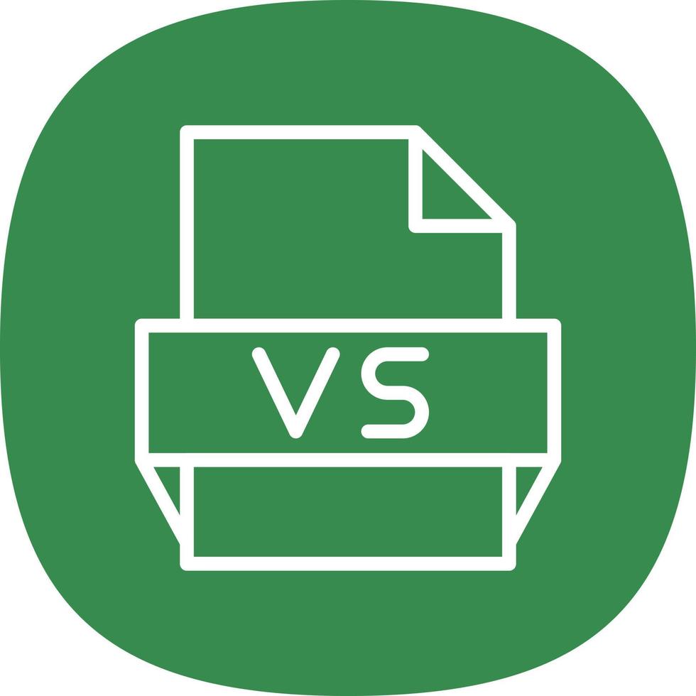 Vs File Format Icon 16902972 Vector Art at Vecteezy