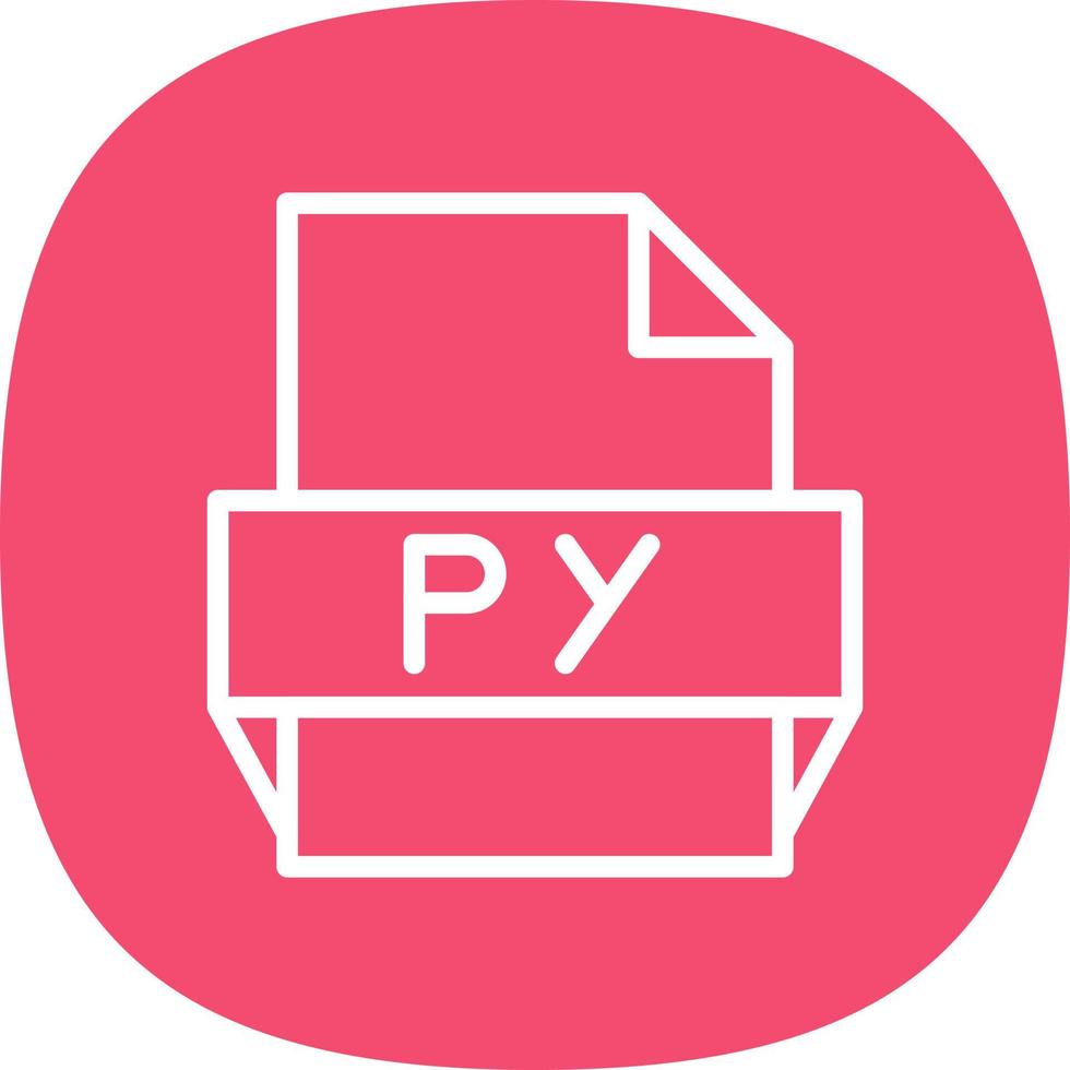 Py File Format Icon 16903038 Vector Art At Vecteezy