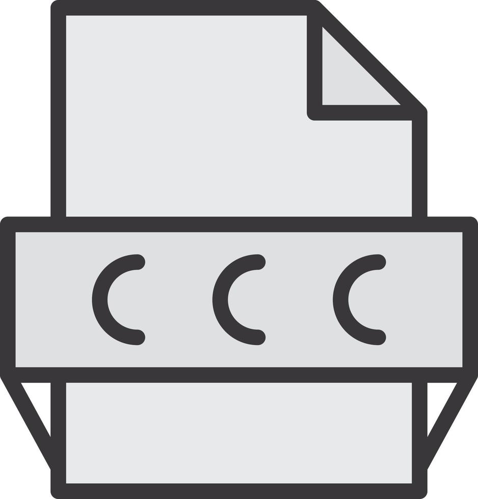 Ccc File Format Icon 16903108 Vector Art at Vecteezy