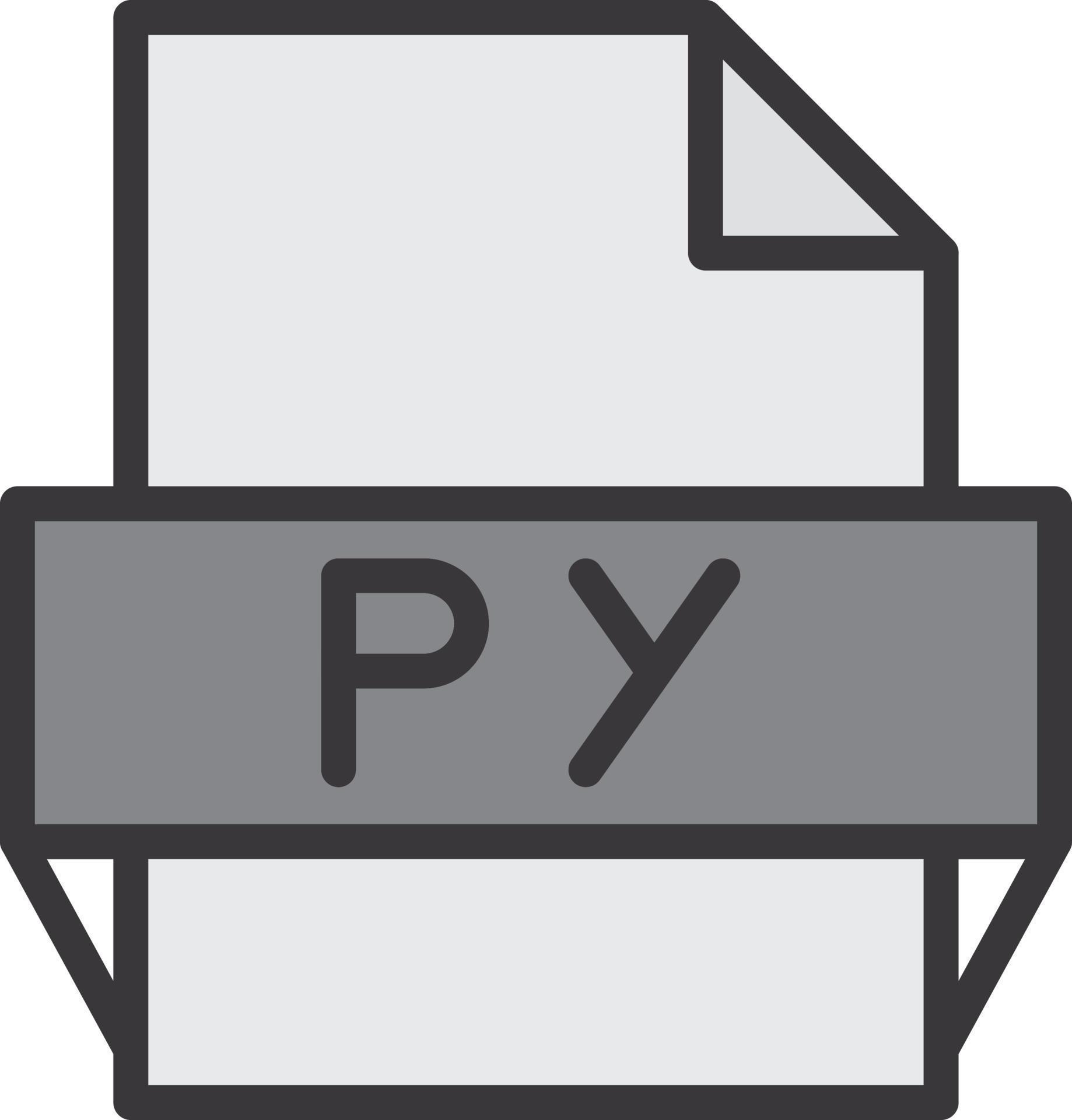 Py File Format Icon 16903292 Vector Art at Vecteezy