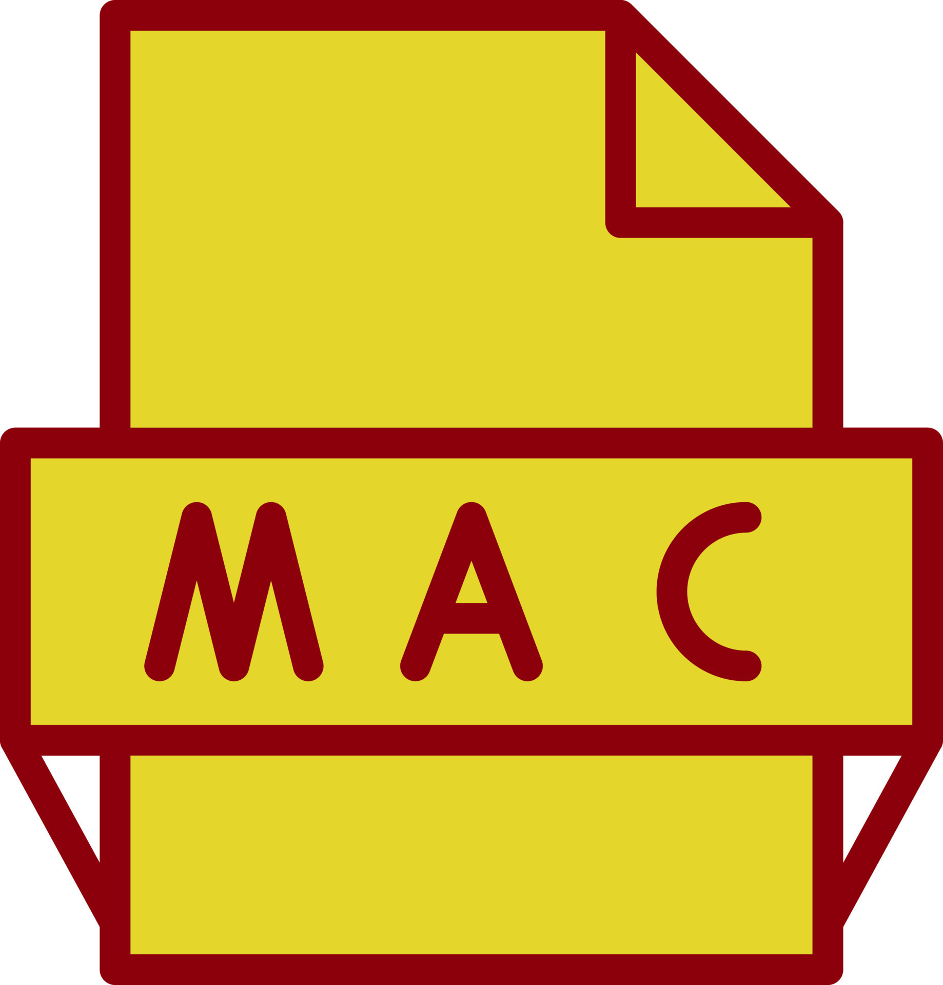icono de formato de archivo mac 16903341 Vector en Vecteezy