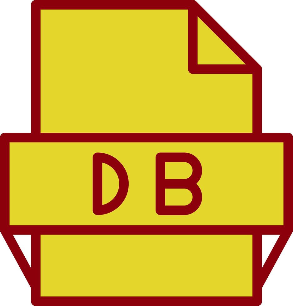 Db File Format Icon 16903542 Vector Art At Vecteezy