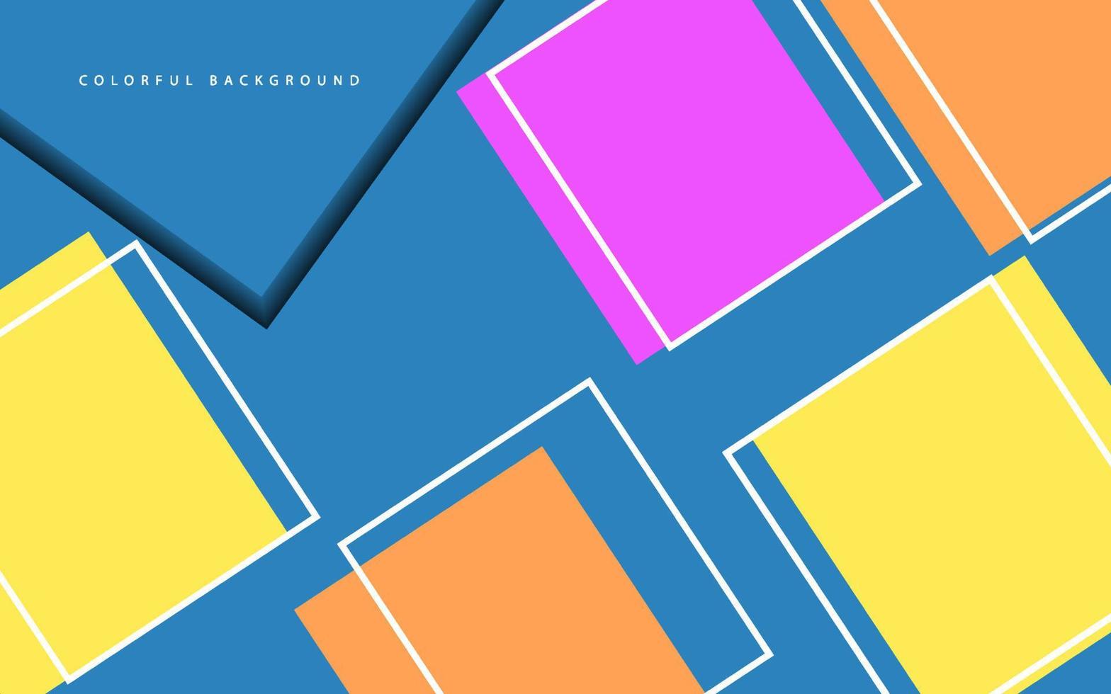 Abstract square colorful background 16907624 Vector Art at Vecteezy