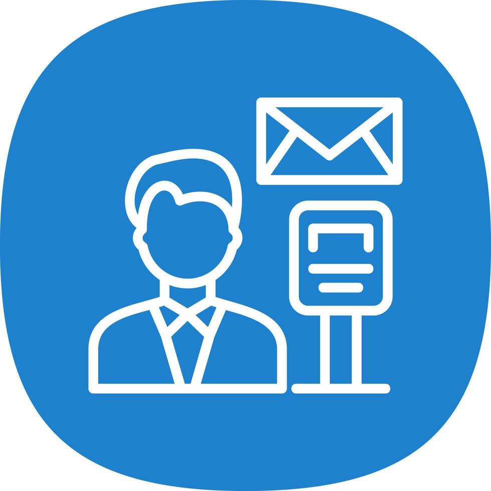 Postman Vector Icon Design 16913433 Vector Art at Vecteezy