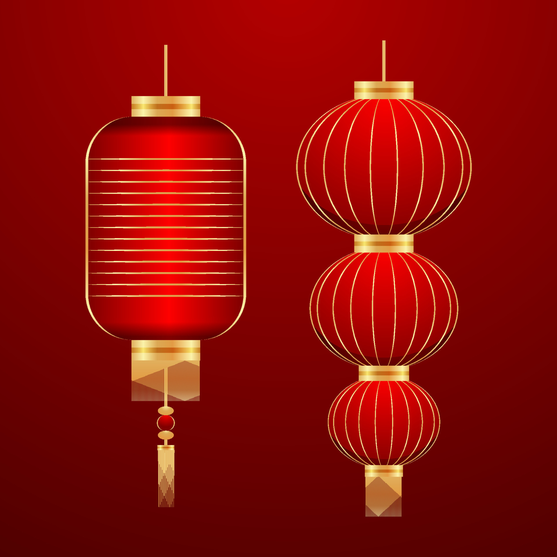 Chinese ornament vector set, oriental lantern lamp template design ... Chinese ornament vector set, oriental lantern lamp template design ...