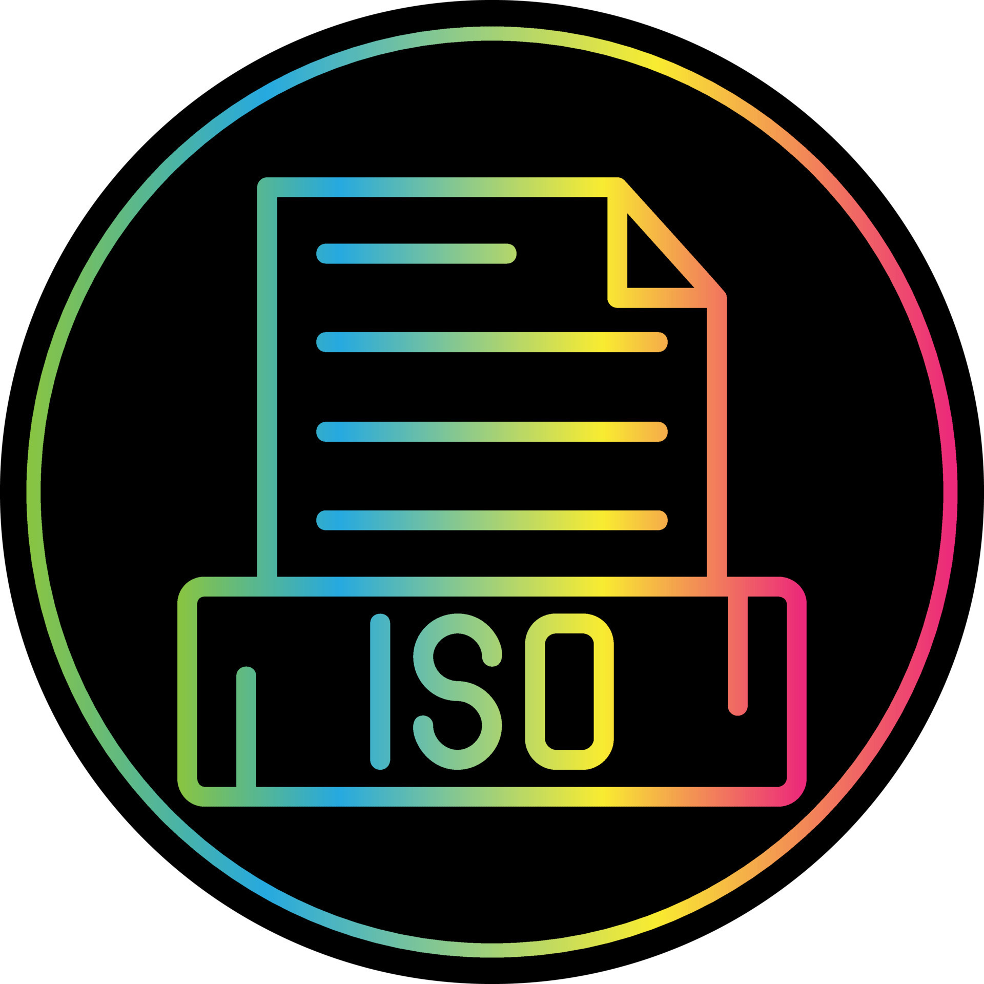 ISO Vector Icon Design 16920832 Vector Art at Vecteezy