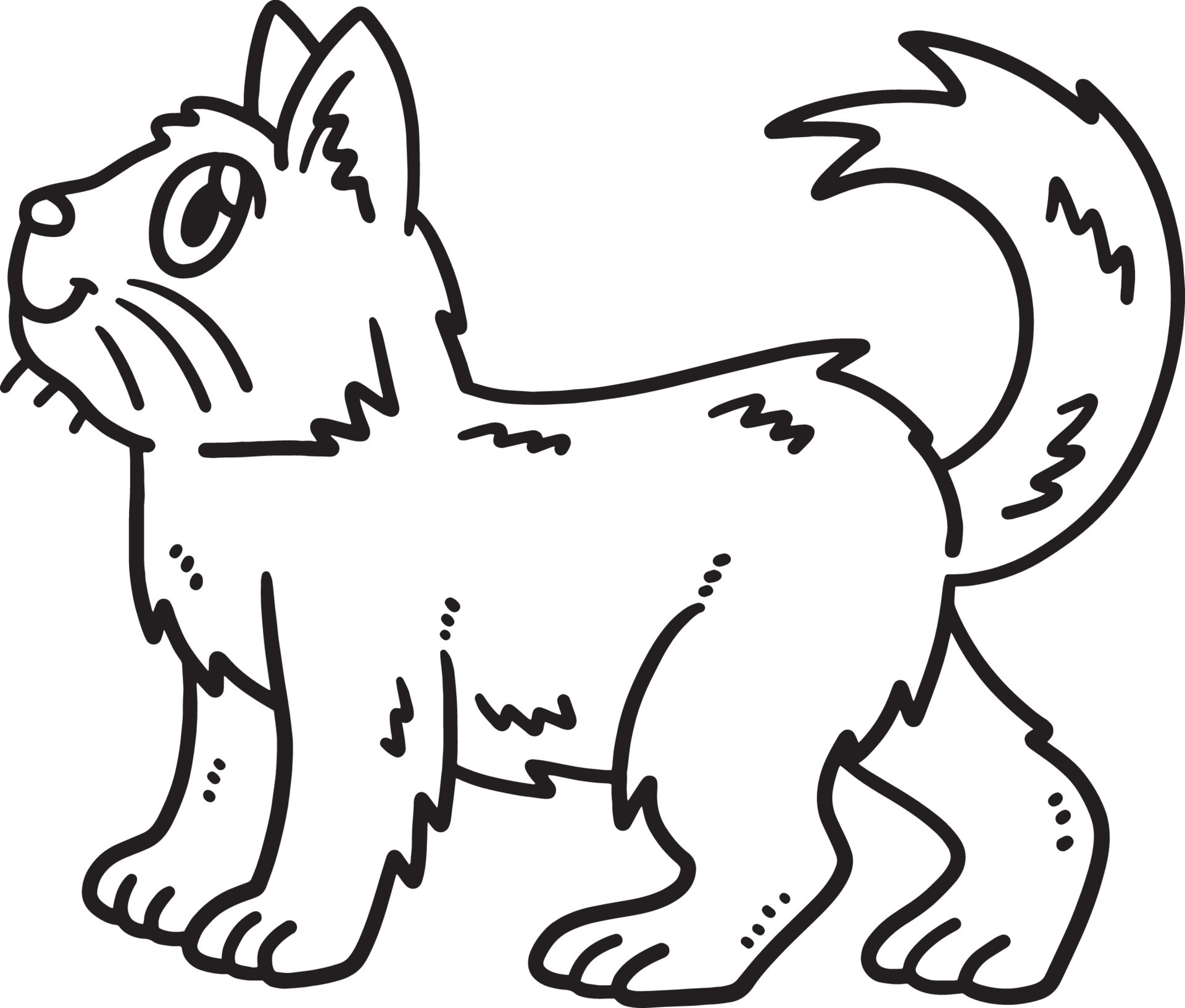 Baby Cat Coloring Pages
