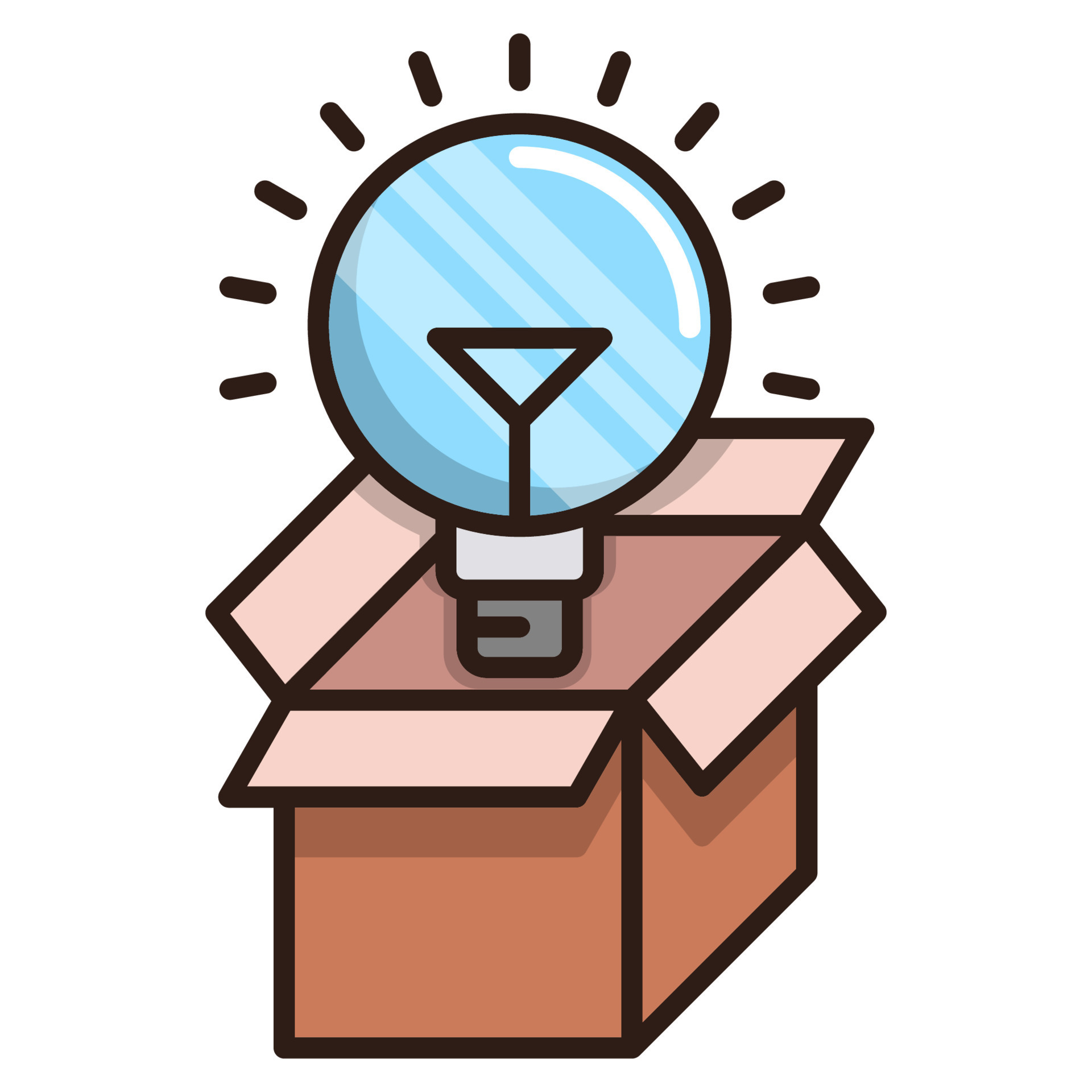 creative package icon, suitable for a wide range of digital creative ...